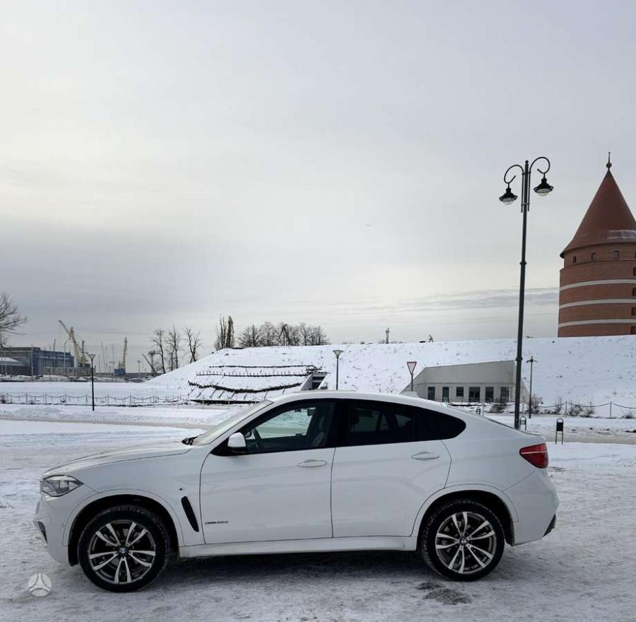 Balts BMW X6 2017 Klaipėda, ar dzinēja tilpumu 2.99 L un nobraukumu 195 tūkst. km par 24500 €, foto 8 vietnē AUTOMOTO.COM.LV