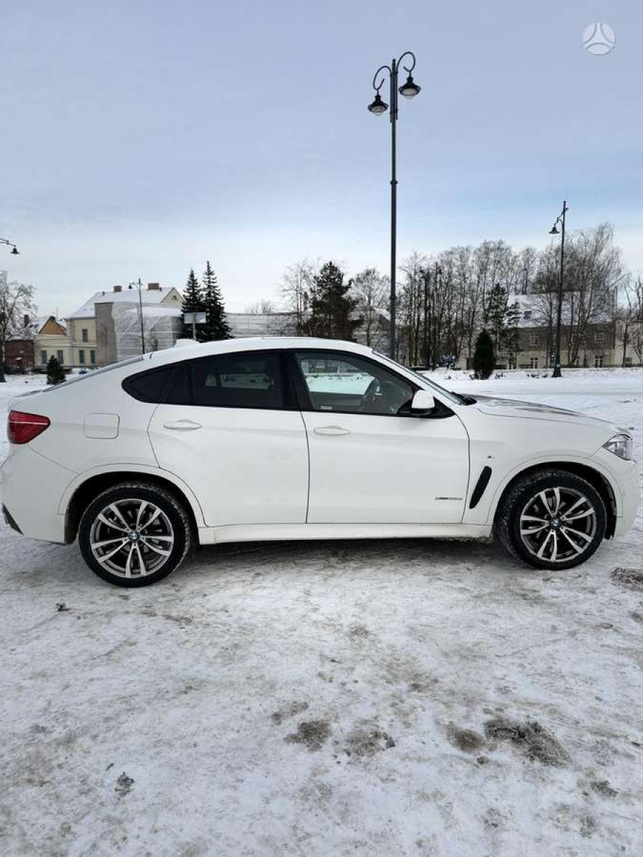Balts BMW X6 2017 Klaipėda, ar dzinēja tilpumu 2.99 L un nobraukumu 195 tūkst. km par 24500 €, foto 9 vietnē AUTOMOTO.COM.LV