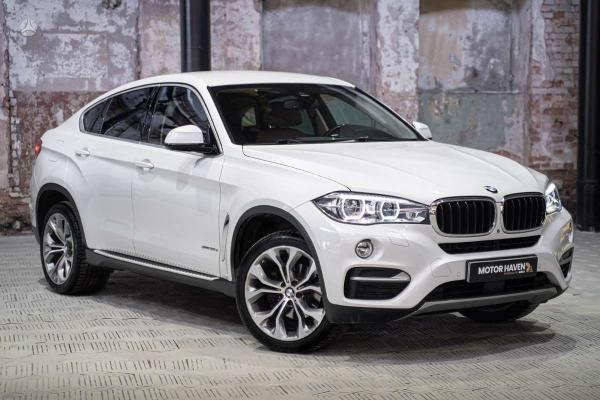 White BMW X6 2017 in Kaunas, with an engine capacity of 3.00 L and mileage of 156 thousand km for 24200 €, photo 3 on AUTOMOTO.COM.LV