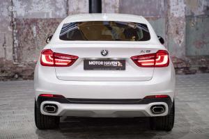 White BMW X6 2017 in Kaunas, with an engine capacity of 3.00 L and mileage of 156 thousand km for 24200 €, photo 6 on AUTOMOTO.COM.LV