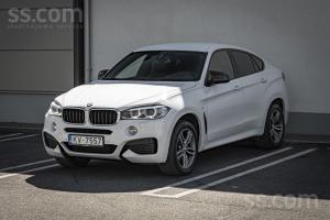 White BMW X6 2017 in Riga, with an engine capacity of 3.00 L and mileage of 150 thousand km for 25990 €, photo  on AUTOMOTO.COM.LV