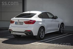 White BMW X6 2017 in Riga, with an engine capacity of 3.00 L and mileage of 150 thousand km for 25990 €, photo 5 on AUTOMOTO.COM.LV