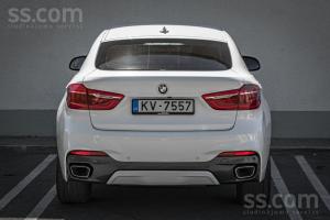 White BMW X6 2017 in Riga, with an engine capacity of 3.00 L and mileage of 150 thousand km for 25990 €, photo 6 on AUTOMOTO.COM.LV