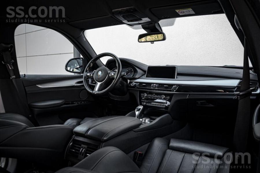 White BMW X6 2017 in Riga, with an engine capacity of 3.00 L and mileage of 150 thousand km for 25990 €, photo 16 on AUTOMOTO.COM.LV