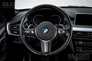 White BMW X6 2017 in Riga, with an engine capacity of 3.00 L and mileage of 150 thousand km for 25990 €, photo 22 on AUTOMOTO.COM.LV