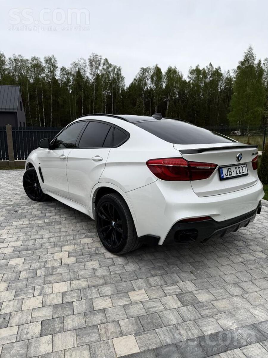 Balts BMW X6 2017 Rīga, ar dzinēja tilpumu 3.00 L un nobraukumu 200 tūkst. km par 35500 €, foto 4 vietnē AUTOMOTO.COM.LV