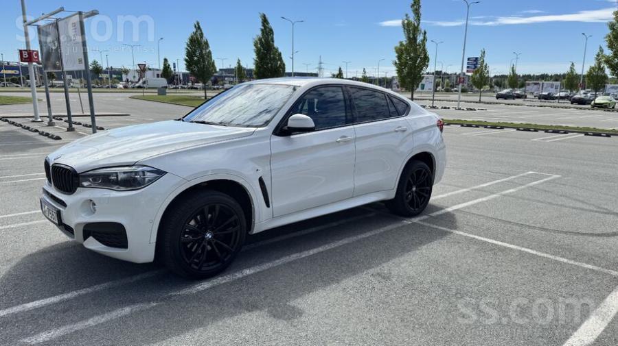 Balts BMW X6 2017 Rīga, ar dzinēja tilpumu 3.00 L un nobraukumu 99 tūkst. km par 33500 €, foto 4 vietnē AUTOMOTO.COM.LV