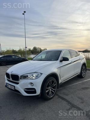 White BMW X6 2017 in Riga, with an engine capacity of 3.00 L and mileage of 170 thousand km for 25900 €, photo 14 on AUTOMOTO.COM.LV
