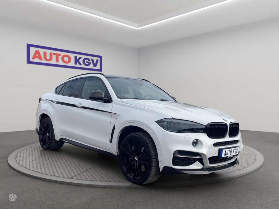 Balts BMW X6 2017 Viļņa, ar dzinēja tilpumu 3.00 L un nobraukumu 201 tūkst. km par 23999 €, foto 8 vietnē AUTOMOTO.COM.LV