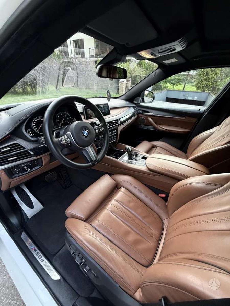 Balts BMW X6 2017 Viļņa, ar dzinēja tilpumu 2.99 L un nobraukumu 139 tūkst. km par 33999 €, foto 13 vietnē AUTOMOTO.COM.LV