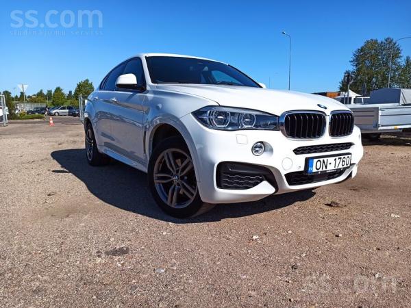 Balts BMW X6 2017 Daugavpils, ar dzinēja tilpumu 3.00 L un nobraukumu 0 tūkst. km par 26950 €, foto 1 vietnē AUTOMOTO.COM.LV