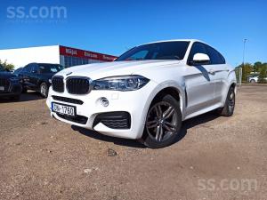White BMW X6 2017 in Daugavpils, with an engine capacity of 3.00 L and mileage of 0 thousand km for 26950 €, photo 3 on AUTOMOTO.COM.LV