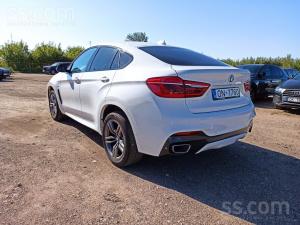 White BMW X6 2017 in Daugavpils, with an engine capacity of 3.00 L and mileage of 0 thousand km for 26950 €, photo 6 on AUTOMOTO.COM.LV