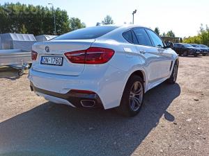 White BMW X6 2017 in Daugavpils, with an engine capacity of 3.00 L and mileage of 0 thousand km for 26950 €, photo 8 on AUTOMOTO.COM.LV