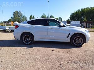 White BMW X6 2017 in Daugavpils, with an engine capacity of 3.00 L and mileage of 0 thousand km for 26950 €, photo 10 on AUTOMOTO.COM.LV