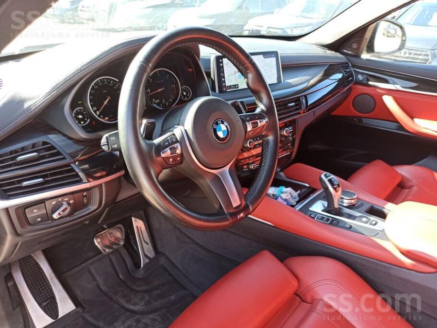 White BMW X6 2017 in Daugavpils, with an engine capacity of 3.00 L and mileage of 0 thousand km for 26950 €, photo 24 on AUTOMOTO.COM.LV
