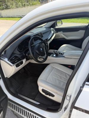 White BMW X6 2017 in Riga, with an engine capacity of 3.00 L and mileage of 180 thousand km for 23500 €, photo 10 on AUTOMOTO.COM.LV