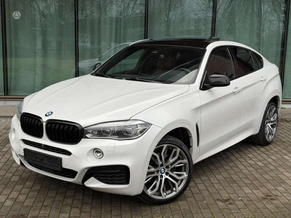 White BMW X6 2018 in Kaunas, with an engine capacity of 2.98 L and mileage of 224 thousand km for 20900 €, photo 7 on AUTOMOTO.COM.LV