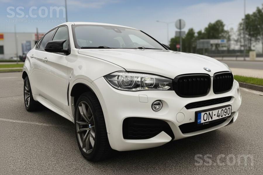 Balts BMW X6 2018 Rīga, ar dzinēja tilpumu 3.00 L un nobraukumu 207 tūkst. km par 26900 €, foto 1 vietnē AUTOMOTO.COM.LV