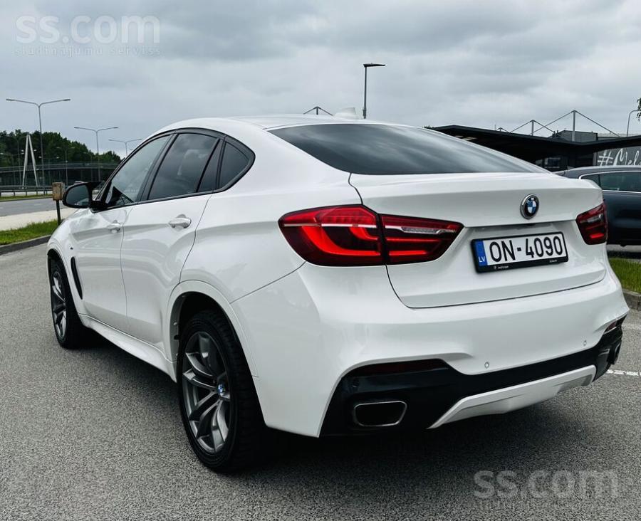 Balts BMW X6 2018 Rīga, ar dzinēja tilpumu 3.00 L un nobraukumu 207 tūkst. km par 26900 €, foto 4 vietnē AUTOMOTO.COM.LV