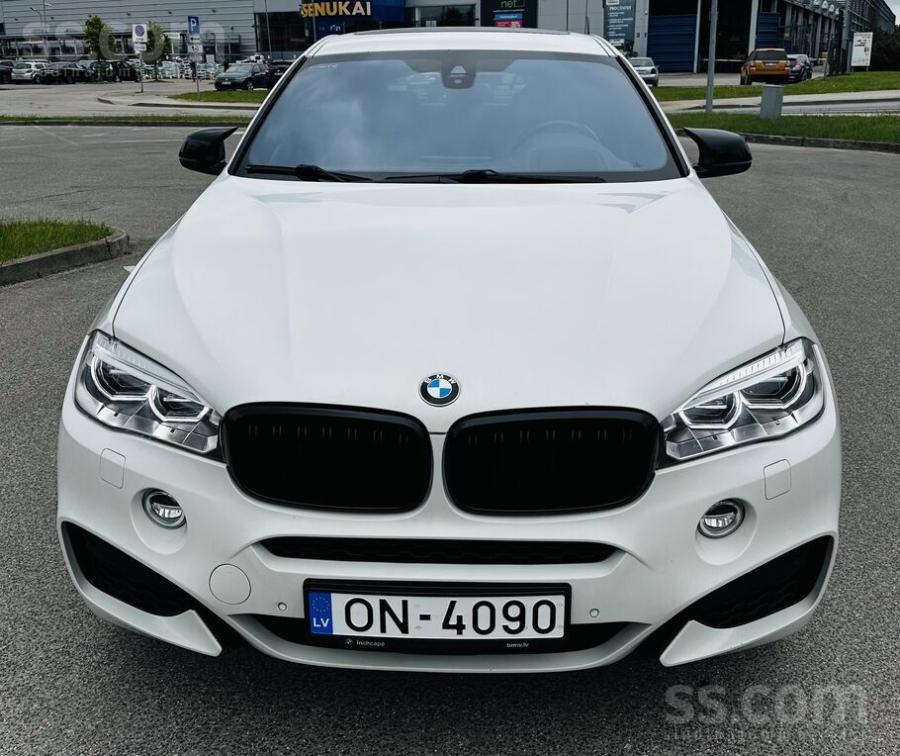 Balts BMW X6 2018 Rīga, ar dzinēja tilpumu 3.00 L un nobraukumu 207 tūkst. km par 26900 €, foto 7 vietnē AUTOMOTO.COM.LV