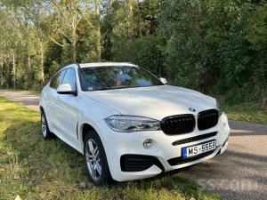 White BMW X6 2018 in Riga, with an engine capacity of 3.00 L and mileage of 170 thousand km for 31750 €, photo  on AUTOMOTO.COM.LV