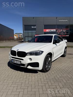 Balts BMW X6 2018 Rīga, ar dzinēja tilpumu 3.00 L un nobraukumu 207 tūkst. km par 29500 €, foto  vietnē AUTOMOTO.COM.LV
