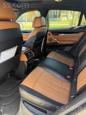 White BMW X6 2018 in Riga, with an engine capacity of 3.00 L and mileage of 207 thousand km for 29500 €, photo 9 on AUTOMOTO.COM.LV