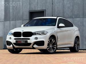White BMW X6 2018 in Riga, with an engine capacity of 3.00 L and mileage of 232 thousand km for 25800 €, photo  on AUTOMOTO.COM.LV