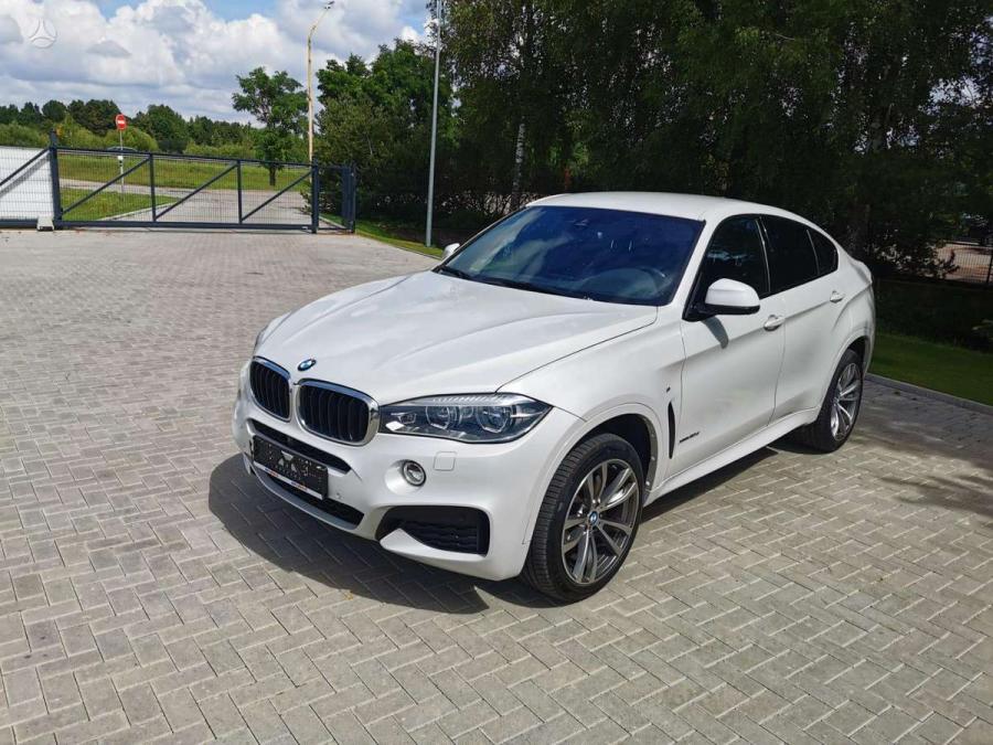 Balts BMW X6 2018 Kauņa, ar dzinēja tilpumu 2.99 L un nobraukumu 232 tūkst. km par 23999 €, foto 9 vietnē AUTOMOTO.COM.LV
