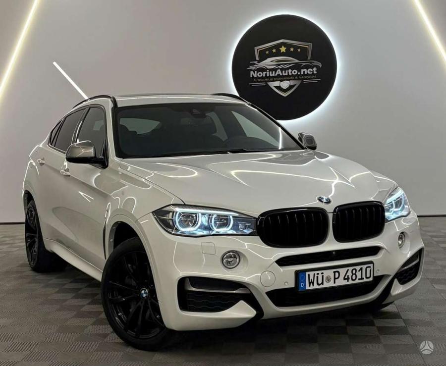 Balts BMW X6 2018 Marijampole, ar dzinēja tilpumu 2.99 L un nobraukumu 233 tūkst. km par 26750 €, foto 1 vietnē AUTOMOTO.COM.LV