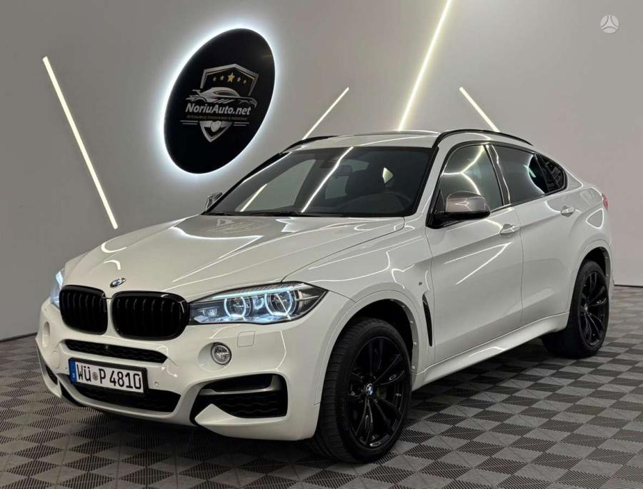 Balts BMW X6 2018 Marijampole, ar dzinēja tilpumu 2.99 L un nobraukumu 233 tūkst. km par 26750 €, foto 7 vietnē AUTOMOTO.COM.LV