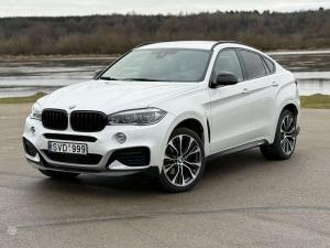 Balts BMW X6 2019 Jurbarkas, ar dzinēja tilpumu 2.99 L un nobraukumu 98 tūkst. km par 39999 €, foto  vietnē AUTOMOTO.COM.LV