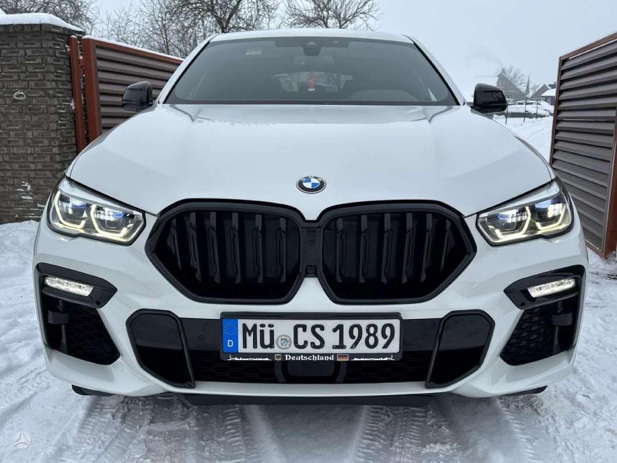 Balts BMW X6 2020 Viļņa, ar dzinēja tilpumu 2.99 L un nobraukumu 100 tūkst. km par 51850 €, foto 5 vietnē AUTOMOTO.COM.LV
