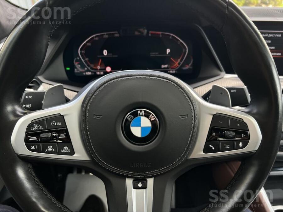 White BMW X6 2020 in Riga, with an engine capacity of 3.00 L and mileage of 108 thousand km for 55750 €, photo 20 on AUTOMOTO.COM.LV