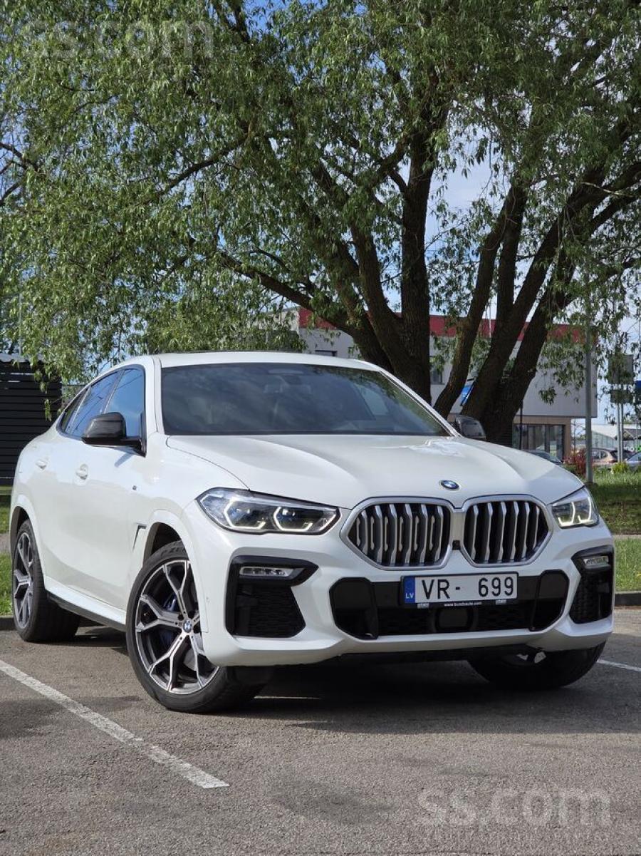 Balts BMW X6 2020 Rīga, ar dzinēja tilpumu 3.00 L un nobraukumu 65 tūkst. km par 54500 €, foto 3 vietnē AUTOMOTO.COM.LV