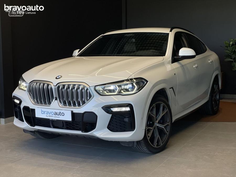 Balts BMW X6 2020 Klaipėda, ar dzinēja tilpumu 3.00 L un nobraukumu 143 tūkst. km par 53554 €, foto 1 vietnē AUTOMOTO.COM.LV