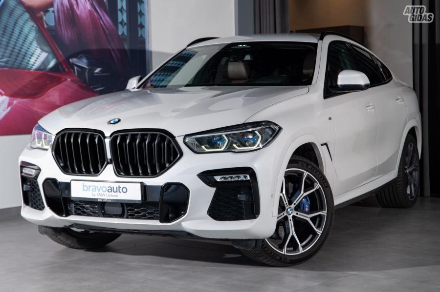 Balts BMW X6 2020 Kauņa, ar dzinēja tilpumu 3.00 L un nobraukumu 143 tūkst. km par 54771 €, foto 1 vietnē AUTOMOTO.COM.LV