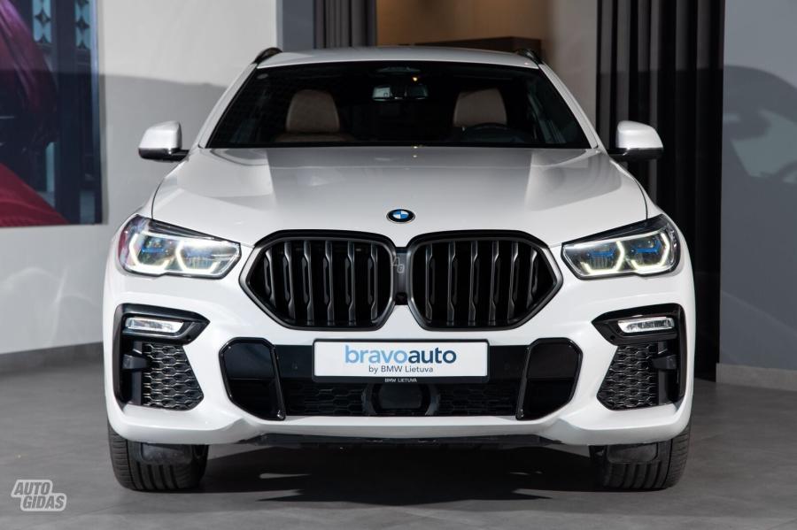 Balts BMW X6 2020 Kauņa, ar dzinēja tilpumu 3.00 L un nobraukumu 143 tūkst. km par 54771 €, foto 3 vietnē AUTOMOTO.COM.LV