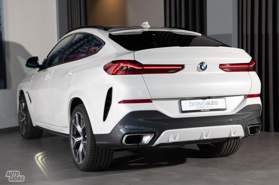 Balts BMW X6 2020 Kauņa, ar dzinēja tilpumu 3.00 L un nobraukumu 143 tūkst. km par 54771 €, foto 6 vietnē AUTOMOTO.COM.LV