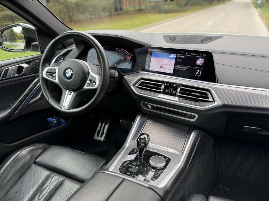 Balts BMW X6 2021 Kauņa, ar dzinēja tilpumu 2.99 L un nobraukumu 54 tūkst. km par 69000 €, foto 10 vietnē AUTOMOTO.COM.LV