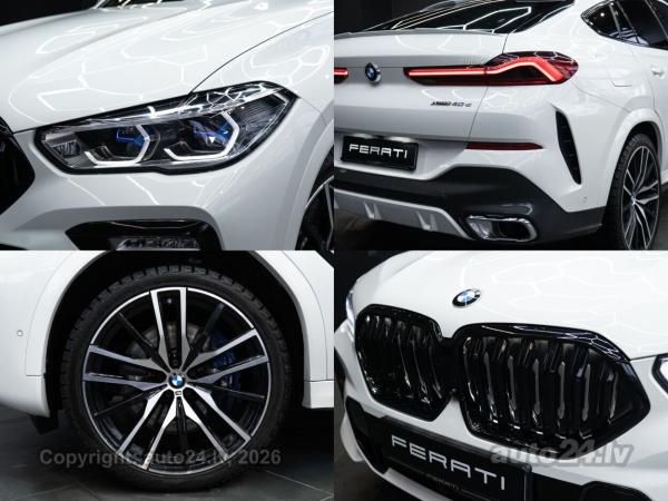 Balts BMW X6 2021 Tallina, ar dzinēja tilpumu 3.00 L un nobraukumu 80 tūkst. km par 72900 €, foto 3 vietnē AUTOMOTO.COM.LV