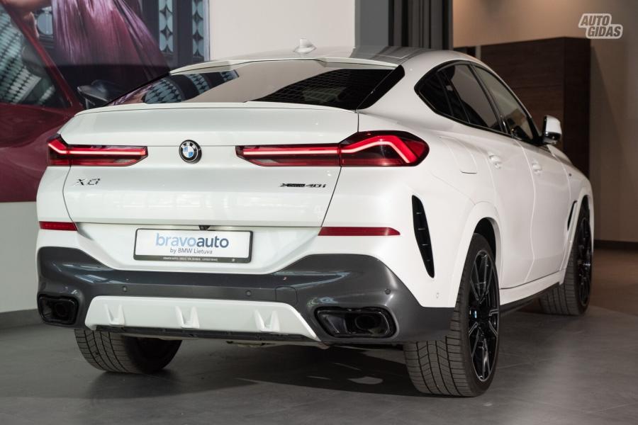 Balts BMW X6 2021 Kauņa, ar dzinēja tilpumu 3.00 L un nobraukumu 121 tūkst. km par 56771 €, foto 6 vietnē AUTOMOTO.COM.LV