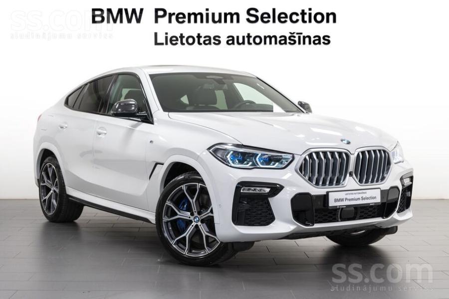 Balts BMW X6 2021 Rīga, ar dzinēja tilpumu 3.00 L un nobraukumu 65 tūkst. km par 55500 €, foto 6 vietnē AUTOMOTO.COM.LV