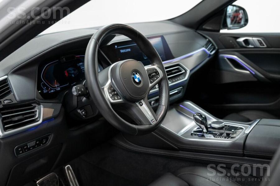Balts BMW X6 2021 Rīga, ar dzinēja tilpumu 3.00 L un nobraukumu 65 tūkst. km par 55500 €, foto 32 vietnē AUTOMOTO.COM.LV