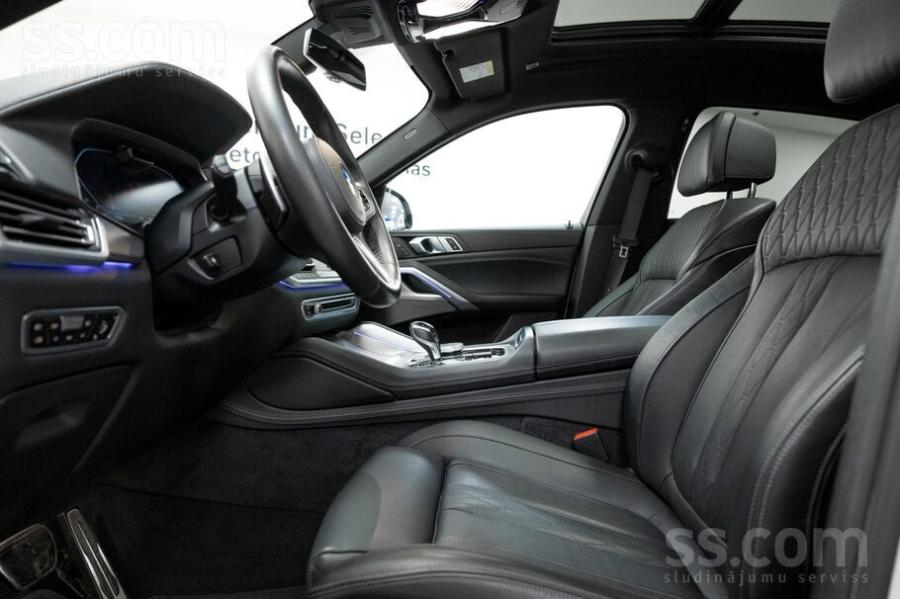 Balts BMW X6 2021 Rīga, ar dzinēja tilpumu 3.00 L un nobraukumu 65 tūkst. km par 55500 €, foto 35 vietnē AUTOMOTO.COM.LV