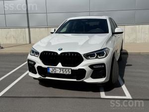 Белый БМВ Х6 2021 в Рига, объемом двигателя 3.00 л и пробегом 46 тыс. км за 60500 €, фото 3 на AUTOMOTO.COM.LV