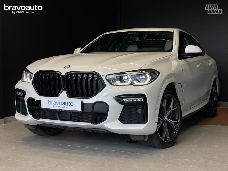 Balts BMW X6 2021 Klaipėda, ar dzinēja tilpumu 3.00 L un nobraukumu 106 tūkst. km par 56491 €, foto 1 vietnē AUTOMOTO.COM.LV