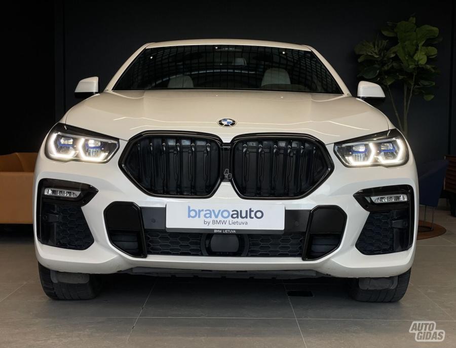 Balts BMW X6 2021 Klaipėda, ar dzinēja tilpumu 3.00 L un nobraukumu 106 tūkst. km par 56491 €, foto 3 vietnē AUTOMOTO.COM.LV