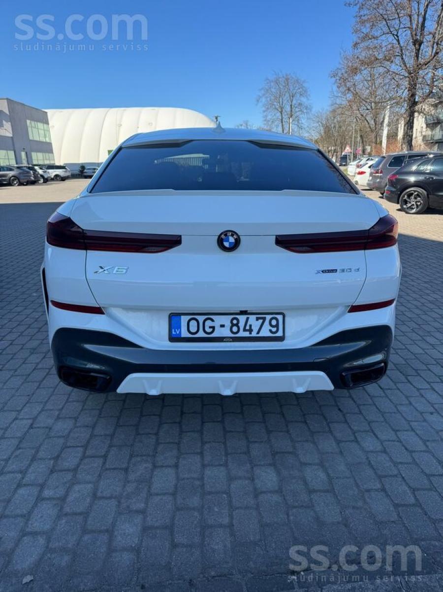Balts BMW X6 2021 Rīga, ar dzinēja tilpumu 3.00 L un nobraukumu 47 tūkst. km par 56000 €, foto 4 vietnē AUTOMOTO.COM.LV